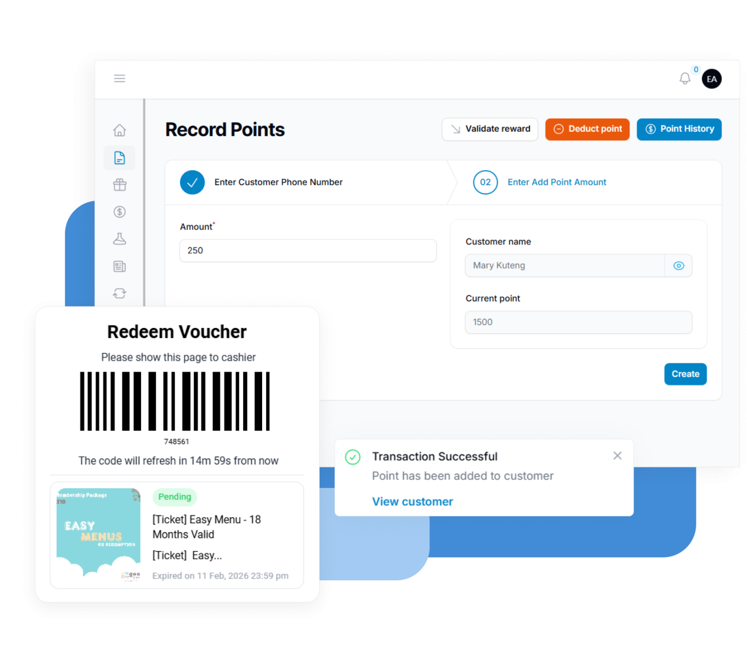 Reward Point System | Pixalink Loyalty Software In Malaysia